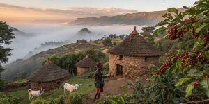 From Kaldi's Goats to Global Craze: The Origins of Ethiopian Coffee